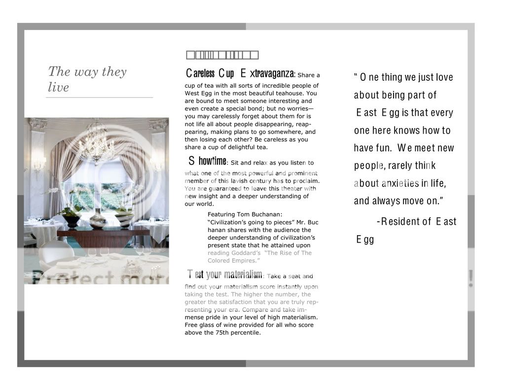 Lydia Yi - The Great Gatsby