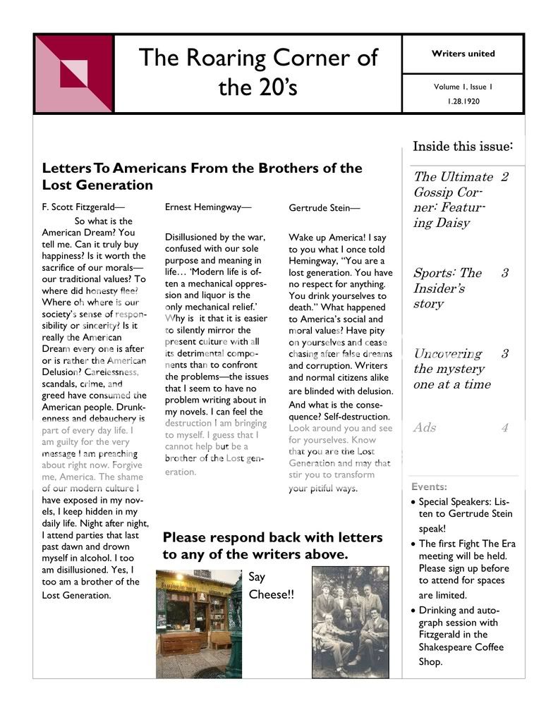 Lydia Yi - The Great Gatsby